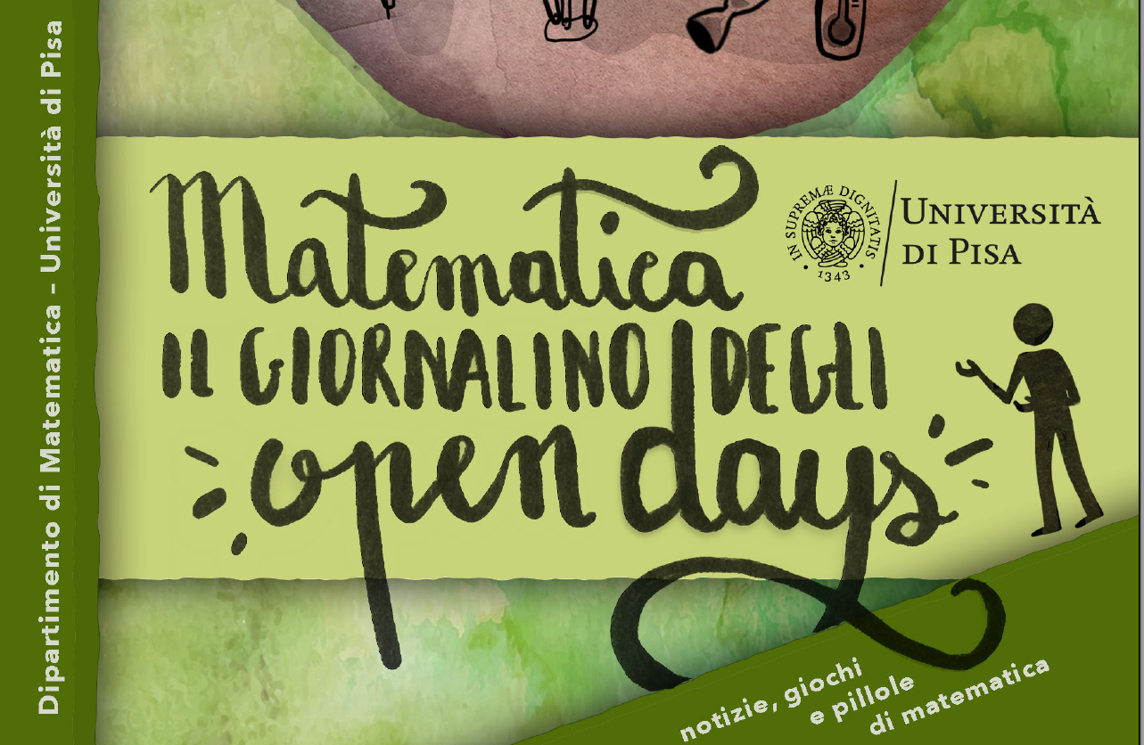 È online il numero 12 del giornalino “Matematica per gli Open Days” del ...